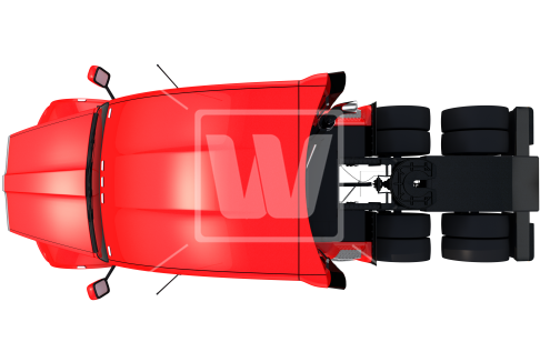 Download Semi From Welcomia Imagery - Semi Truck Top View | Transparent ...