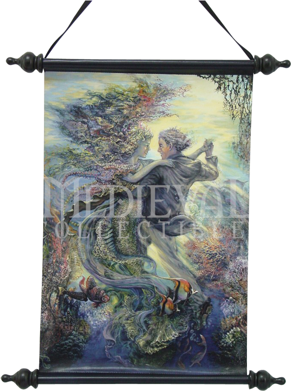 Love Of Mermaid Scroll By Josephine Wall - Design Toscano Tree Of Life ...
