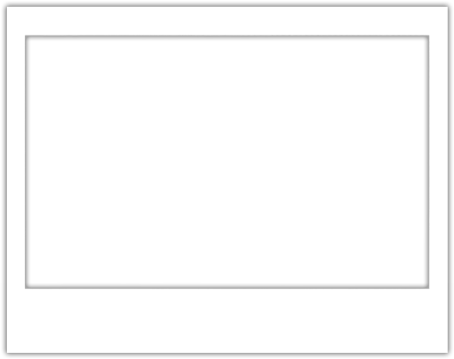 Polaroid Frame Template Sticker Transparent Photography - Rectangle ...