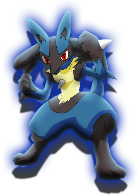 Lucario - Pokemon Lucario (500x680), Png Download