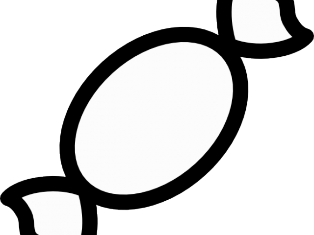 Sweets Clipart Outline - Drawing Of Candy (640x480), Png Download