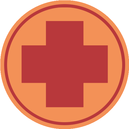 Medic Emblem Red - Tf2 All Symbols (540x540), Png Download