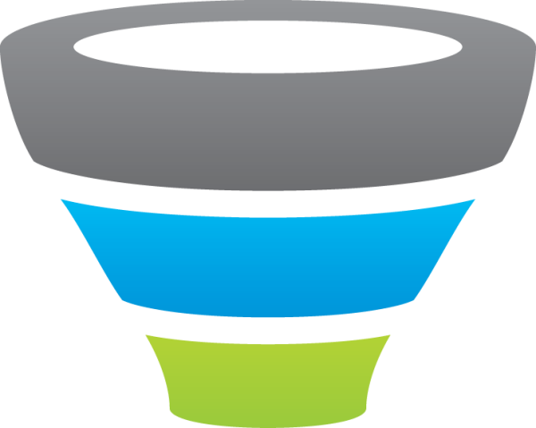 Home Funnelhero Funnelresized Black And White - 3 Stage Funnel Png ...