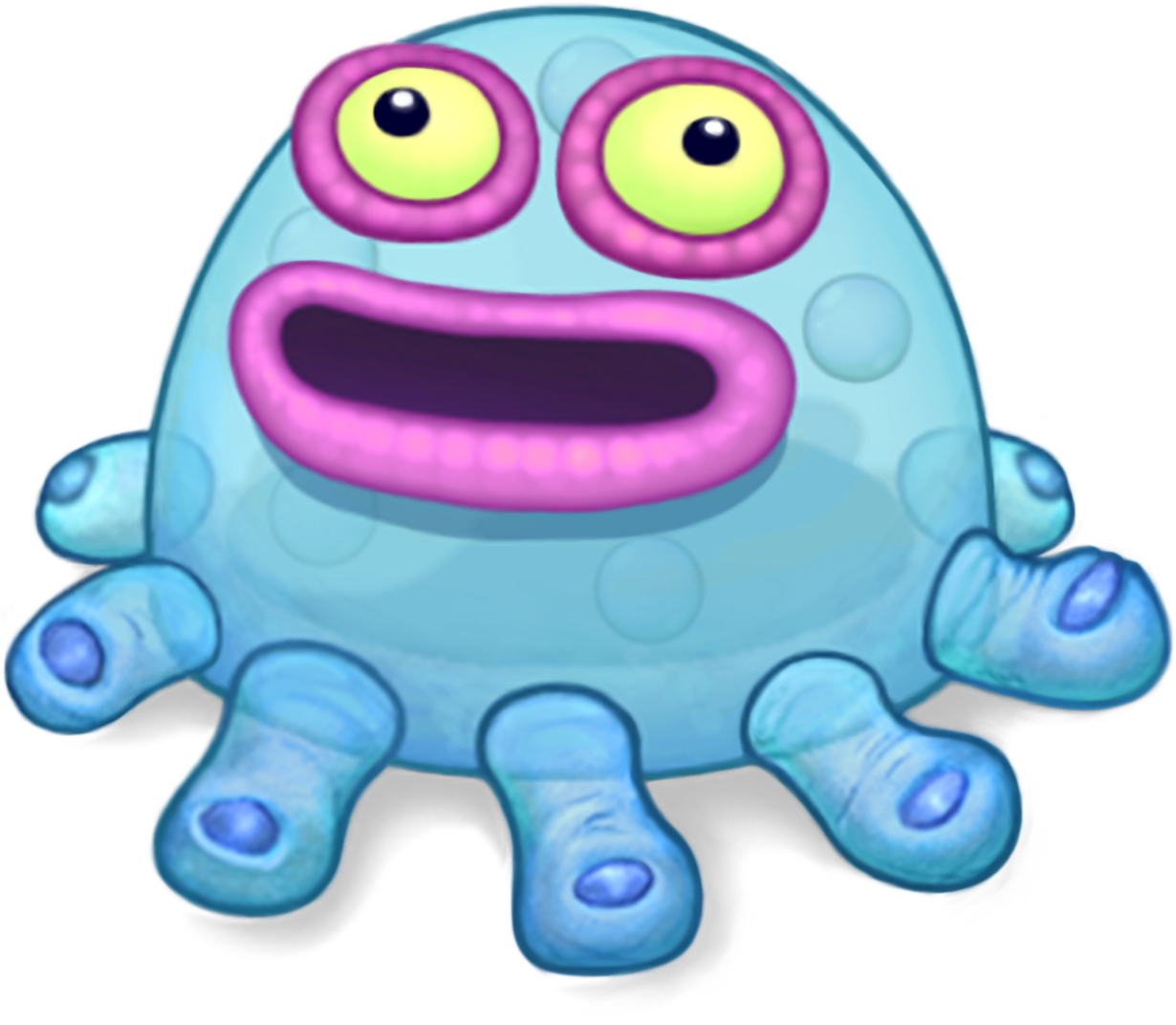 Toe-jammer - My Singing Monsters Toe Jammer (1398x1236), Png Download