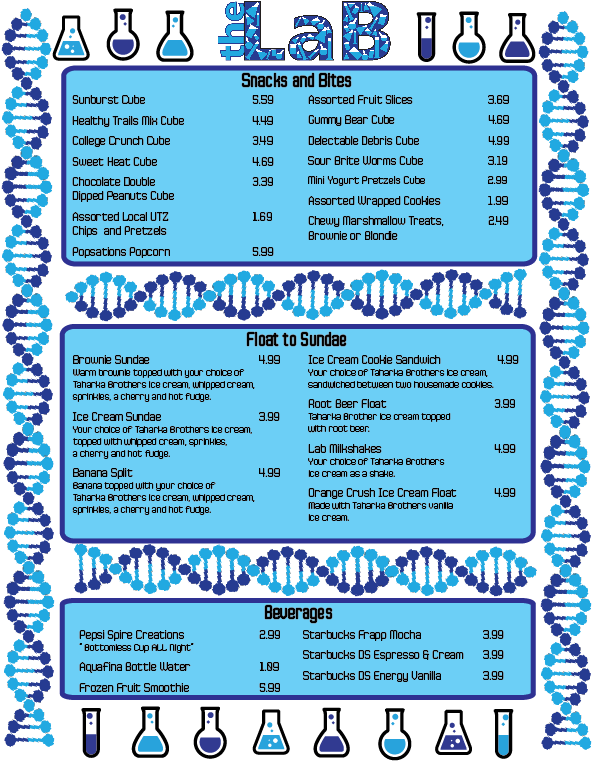 18 Lab Menu - Community (656x763), Png Download