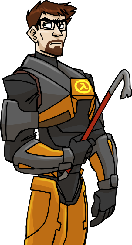 Gordon Freeman (435x806), Png Download