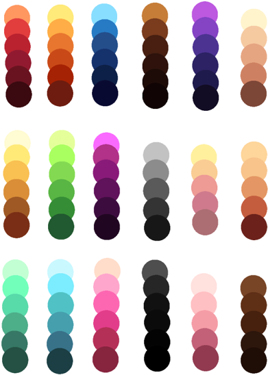 Download Palettes By Kakuzu-chan12 Paint Tool Sai, Drawing Tips ...