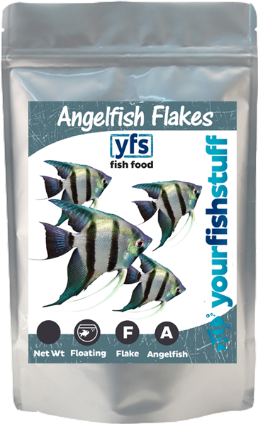 Yfs Angelfish Flakes Fish Food - Fish Food (400x600), Png Download