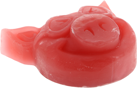 Pig Head Raised Curb Skateboard Wax Red - Pig Head Raised Curb Wax Red ...