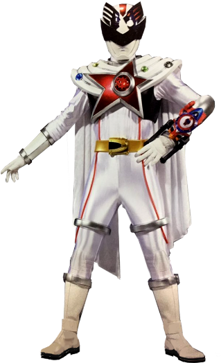 Kyu-white - Kyuranger Shishi Red Orion (331x537), Png Download