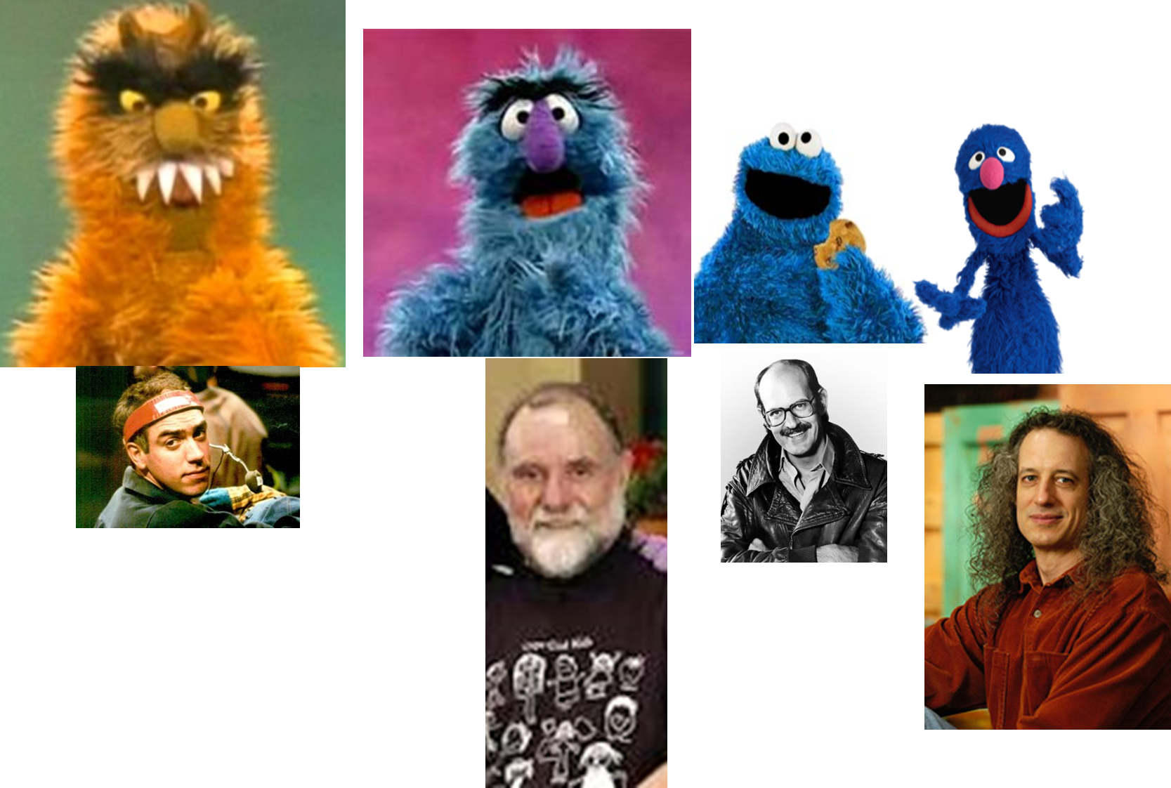 Muppet Wiki Behind The Scenes Sesame Street Fuzzy And - Orange Blue ...