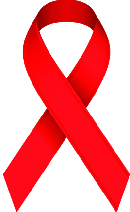 As - Red Cancer Ribbon Png (268x435), Png Download