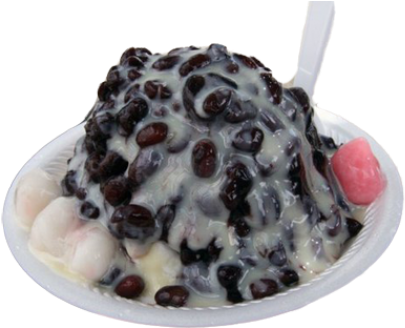 Shave Ice Azuki (442x327), Png Download