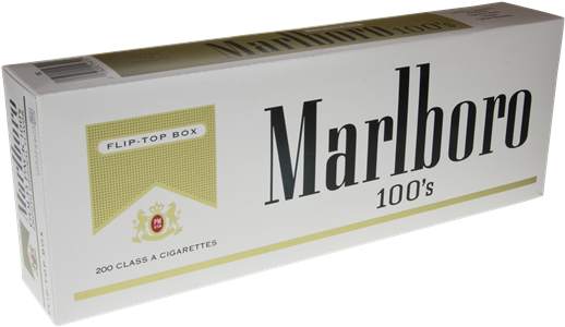 Download Marlboro Gold 100s Box - Marlboro Cigarettes, Gold Pack, 100's ...