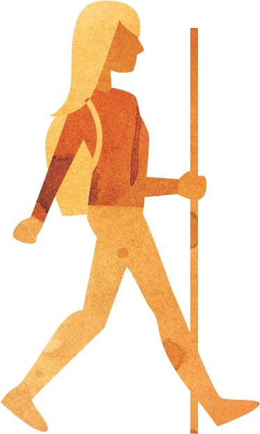 Download Hiking - Illustration | Transparent PNG Download | SeekPNG