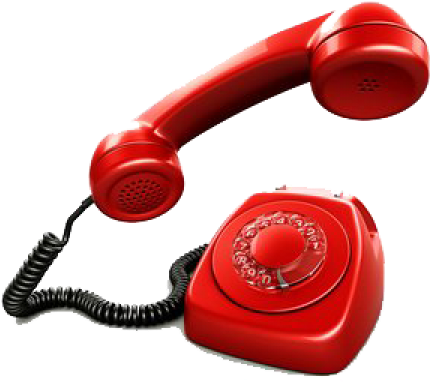 Phone Png Free Download - Red Phone No Background (600x450), Png Download