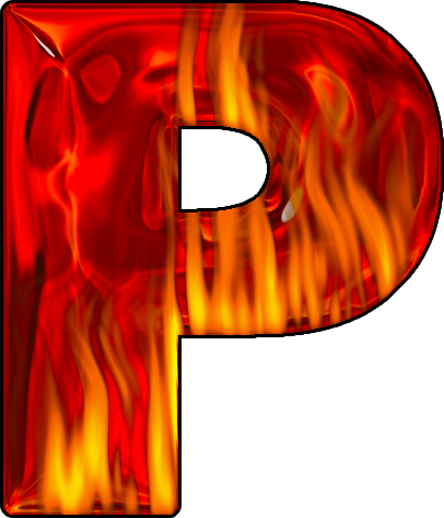 Etc > Presentations Etc Home > Alphabets > Themed Letters - Hot ...