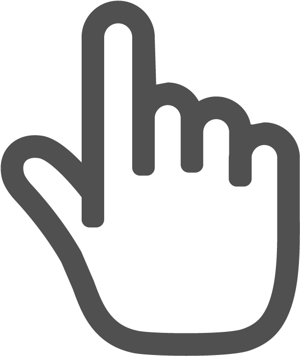 Mouse Pointer Clipart - Windows 10 Hand Cursor (1024x1024), Png Download