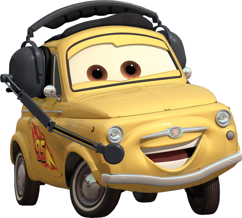 Free The Cars Movie Characters Png - Luigi Cars Png (798x719), Png Download