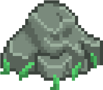 Rock - Goron Mask Pixel Art (440x410), Png Download