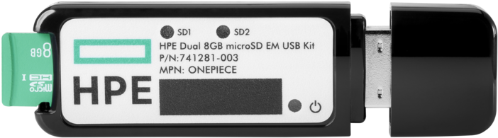 Hpe 8gb Dual Microsd Flash Usb Drive Center Facing - Hpe Dual 8gb ...