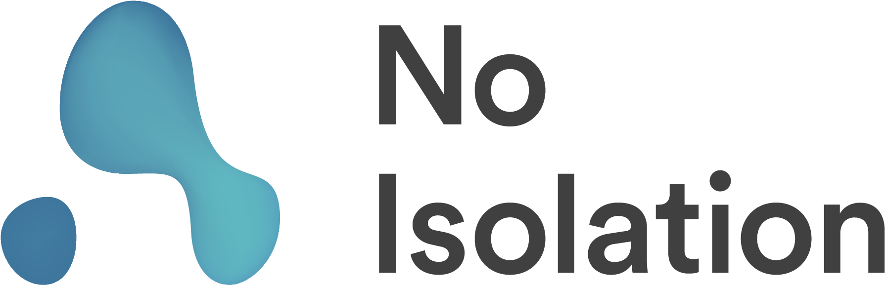 No Isolation Logo (2343x1107), Png Download