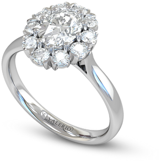 Eleven Diamond Cluster Fairtrade Gold Engagement Ring - $6000 ...