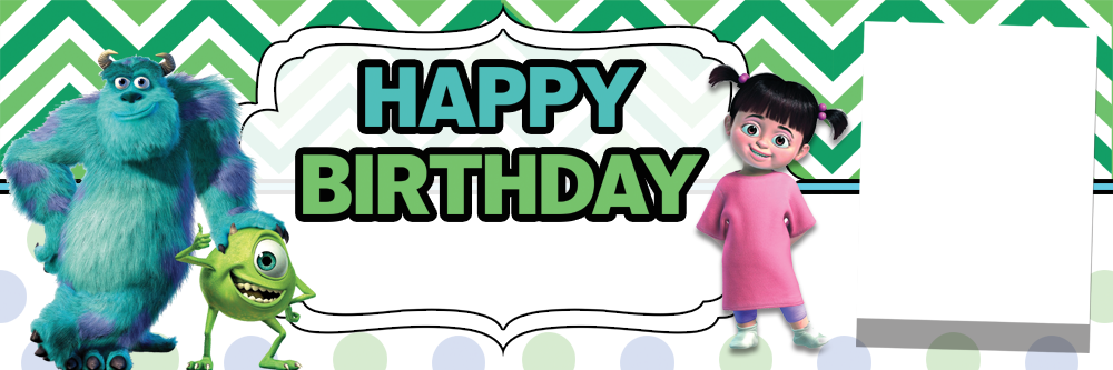 Boo Monsters Inc (1000x333), Png Download