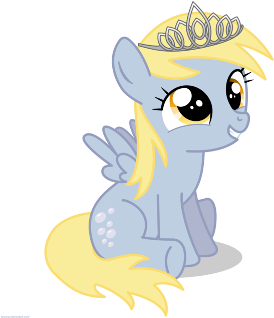 Fanmade Filly Derpy Wearing A Tiara - Princess Derpy My Little Pony ...