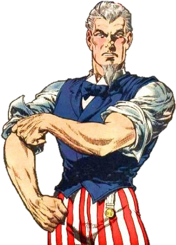 Uncle Sam - Mad Uncle Sam (368x496), Png Download