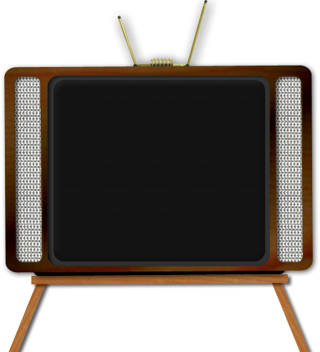 Video-tv - Old Tv Back Png (449x494), Png Download