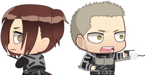 Happy Valentine's Day From Springles - Attack On Titan (500x318), Png ...