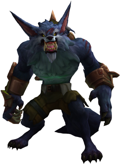 Warwick Render - Warwick League Of Legends (566x714), Png Download
