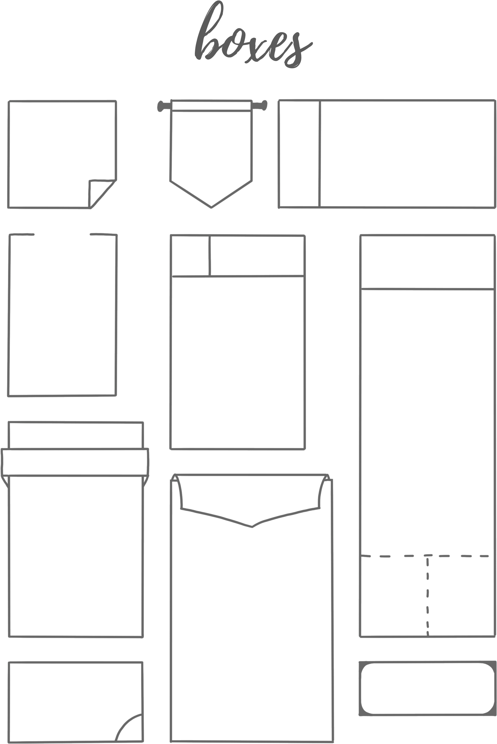 Download The Boxes - Diagram (2550x3300), Png Download