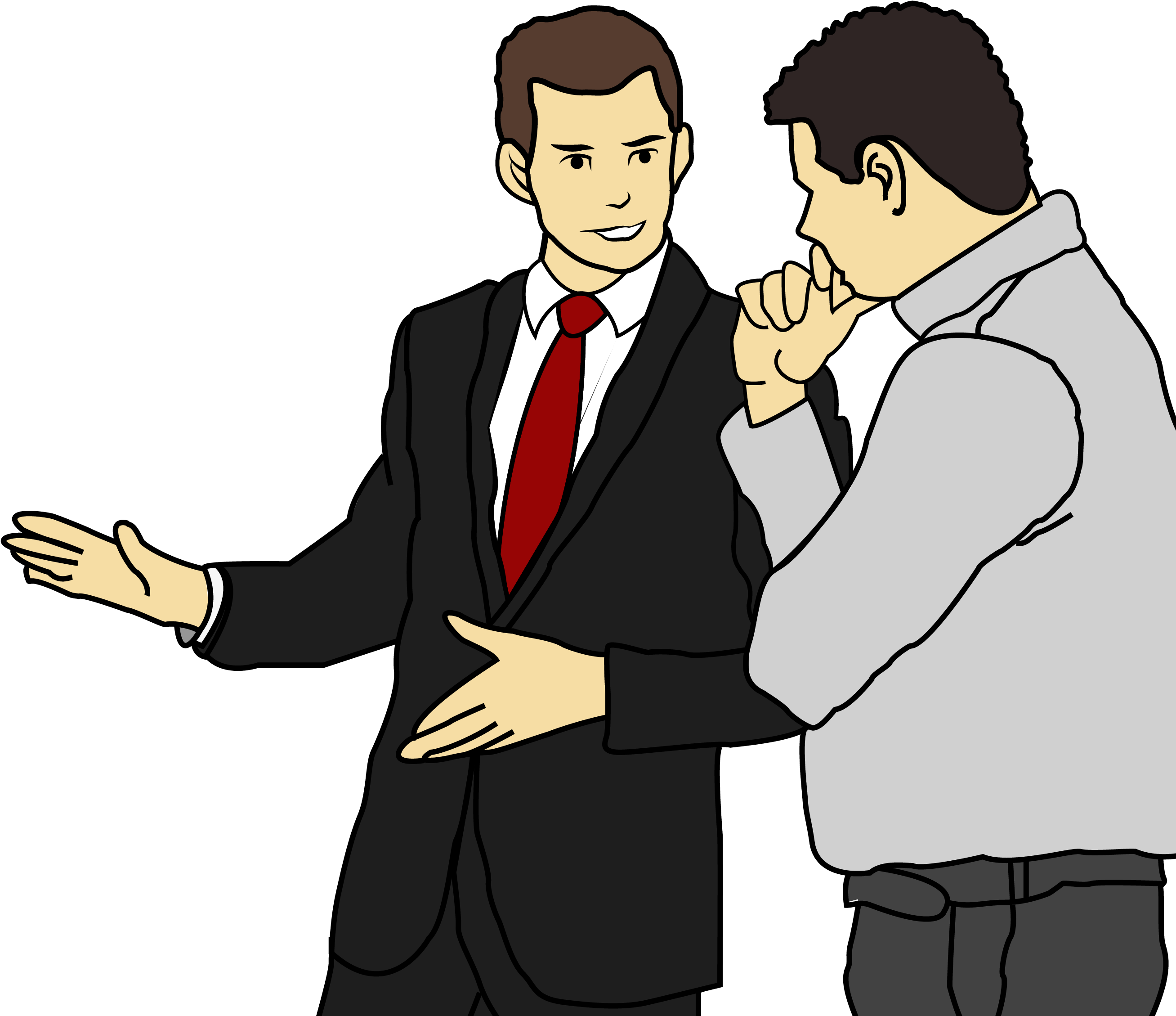 Man Cartoon Male Communication Conversation Human Behavior - Slaps Roof ...