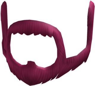Download Neon Pink Beard - Roblox Beards | Transparent PNG Download ...