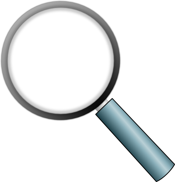 Magnifying Glass No Background (576x599), Png Download