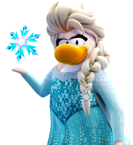 Disney Shop Elsa - Penguin (467x511), Png Download