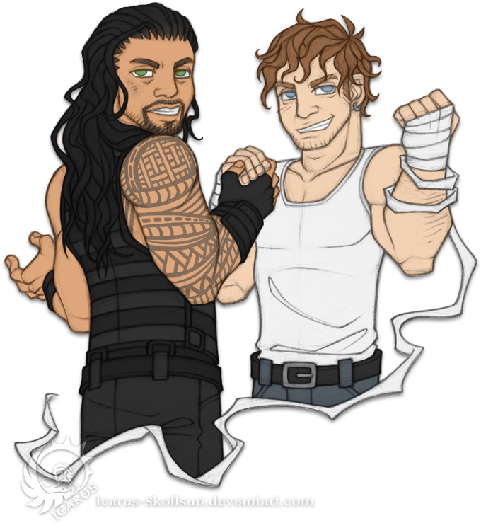 Download Wwe Clipart Roman Reigns - Cartoon Roman Reigns Drawing ...