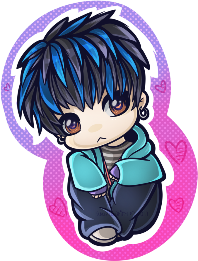 Bts Chibi By Fuwafuwakitty On Deviantart - Bts Suga Anime Drawing ...