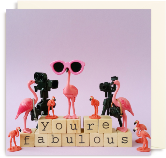 You're Fabulous Greeting Card - You Re Fabulous (560x600), Png Download
