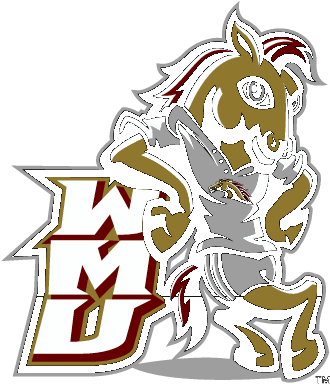 Wmu Broncos - Western Michigan Broncos (345x402), Png Download