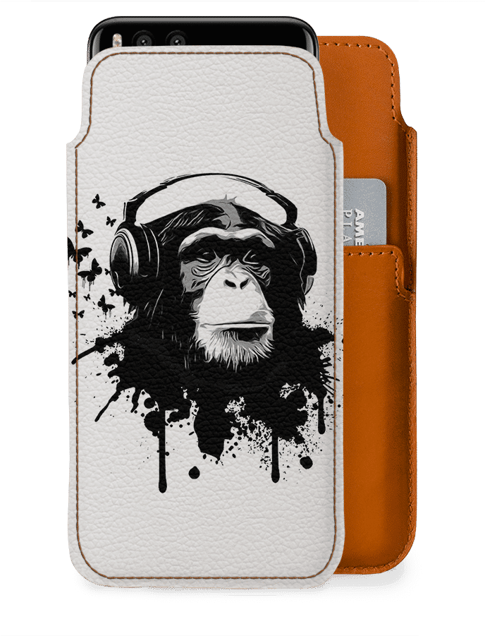 Dailyobjects Monkey Business Real Leather Wallet Case - Monkey ...