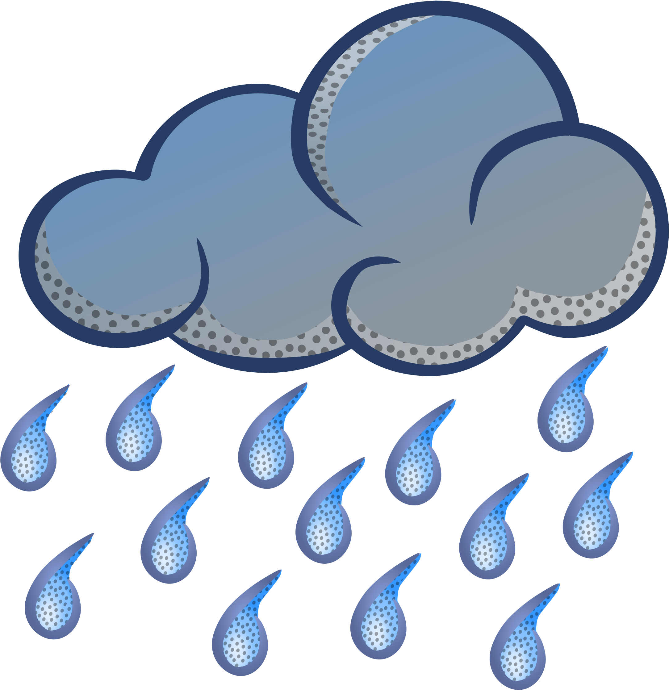 In The Rain Clipart
