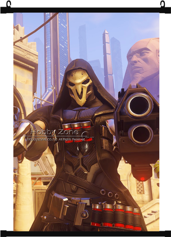 Overwatch Temple Of Anubis Reaper Wall Scroll - Blizzard Overwatch ...