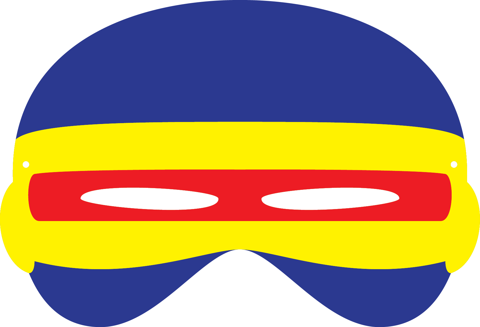 Foam Mask Superhero Templates Cyclops - Xmen Men Mask Cyclops ...