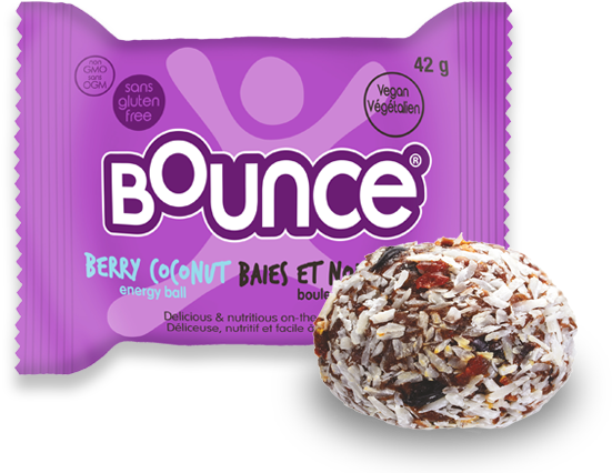 Berry Coconut - Bounce Balls Orange Cacao (575x445), Png Download