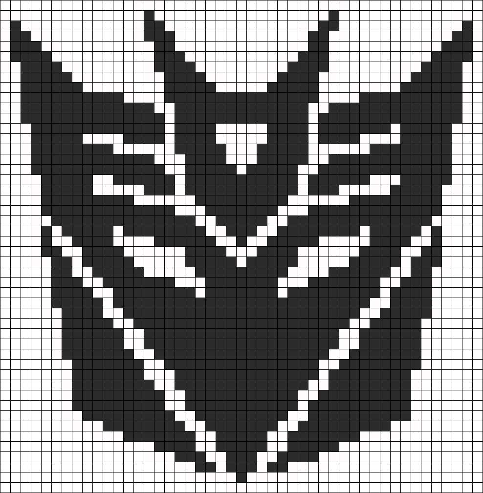 Transformers Decepticon Symbol Perler Bead Pattern - Transformers Decal ...