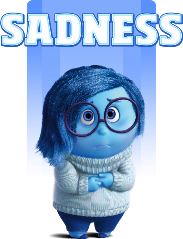 Inside Out Sadness (500x500), Png Download