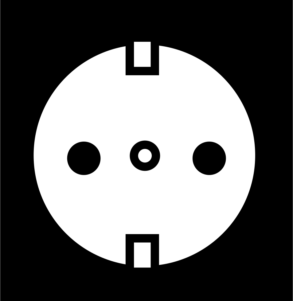 Download Electric Socket Of Circular Shape With Two Holes Comments - Ac ...